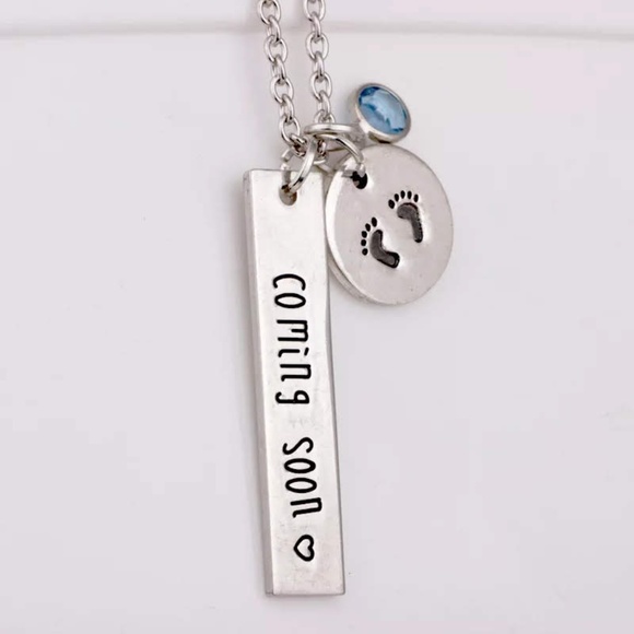 thenordictradingco.com | Jewelry | New Mom Coming Soon Charm Necklace ...